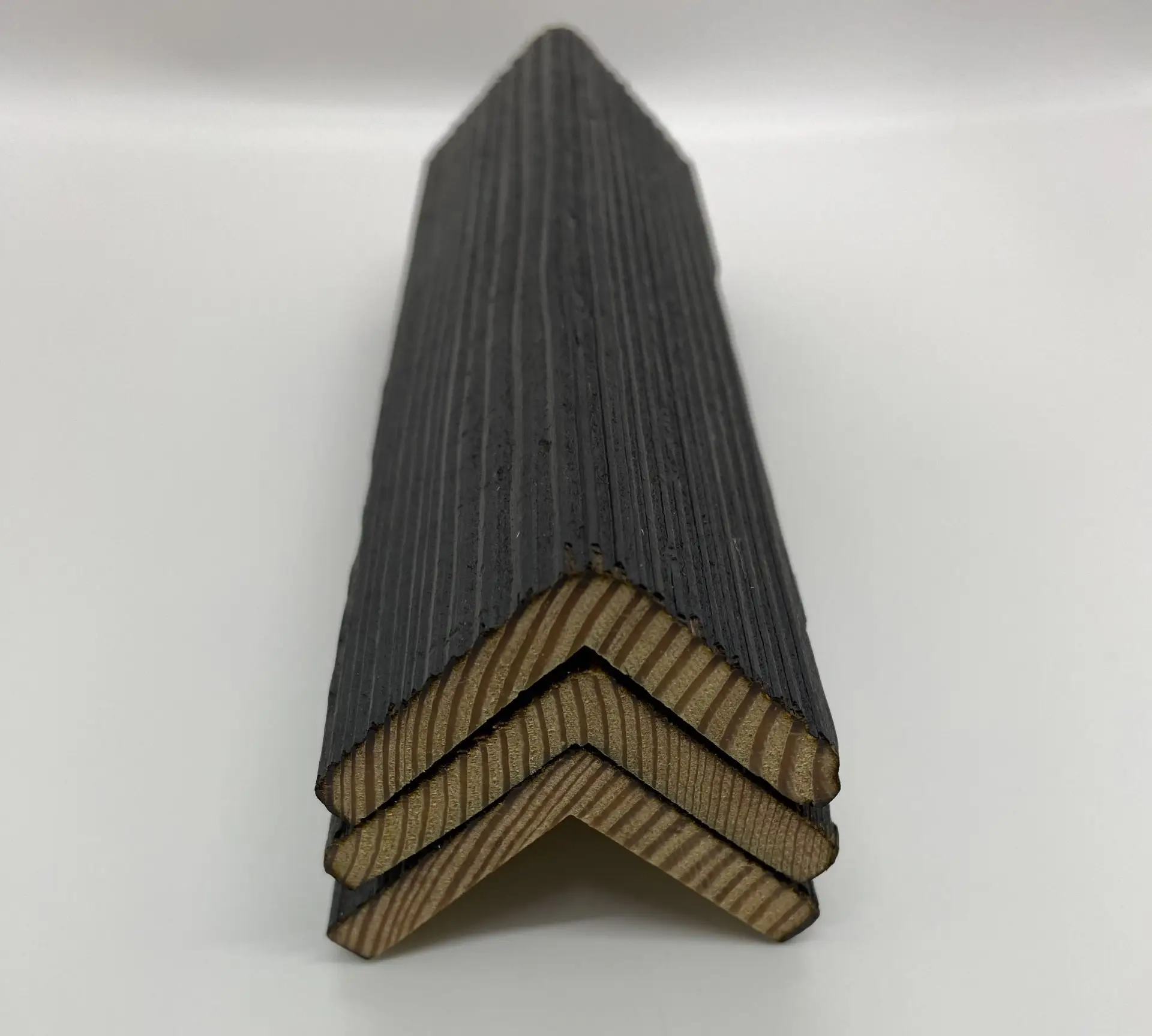 SertiWOOD® Charred Brushed and Oiled (Ebony) 42x42x4000mm 4No. Siberian ...